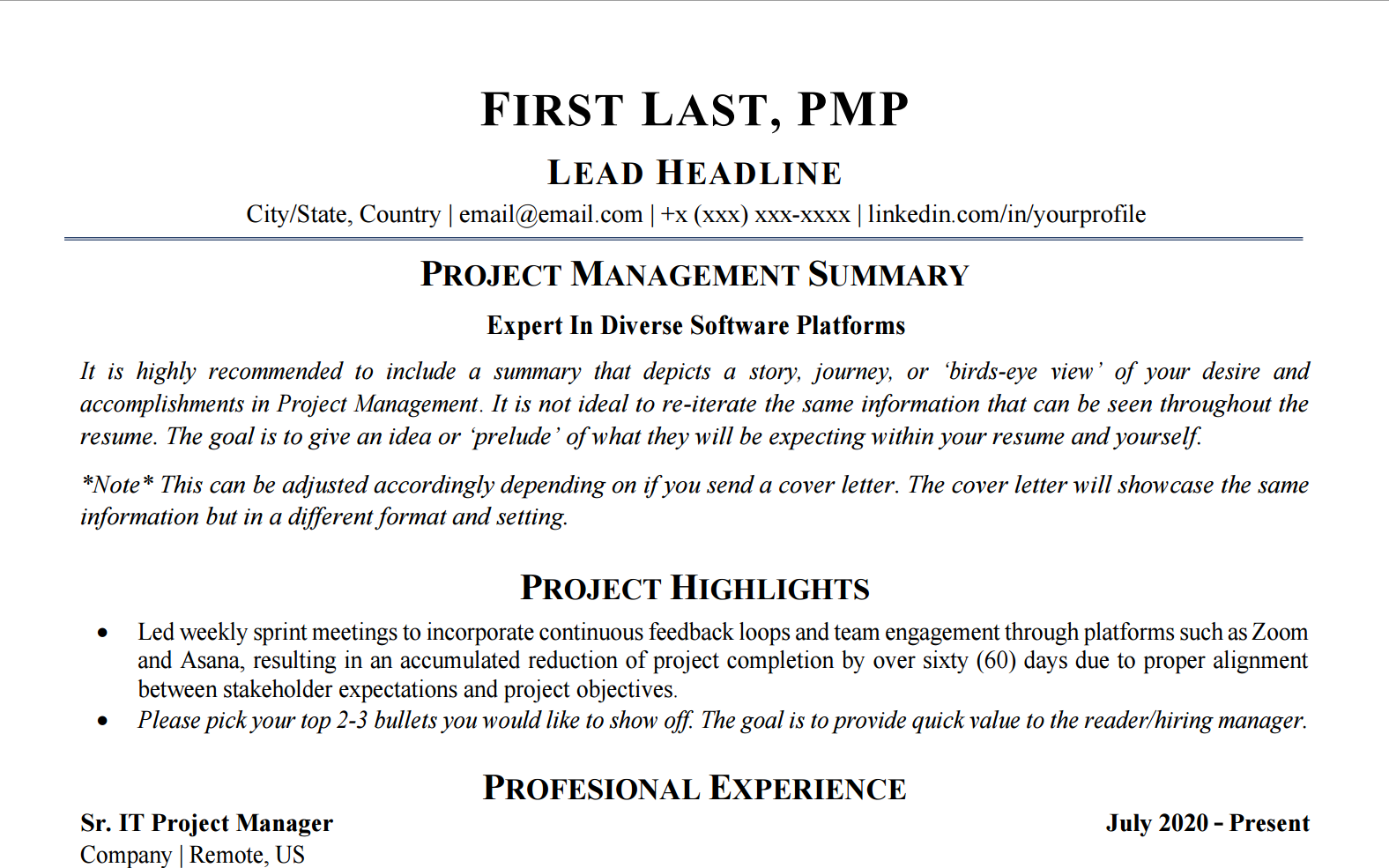 Resources - Professional Services